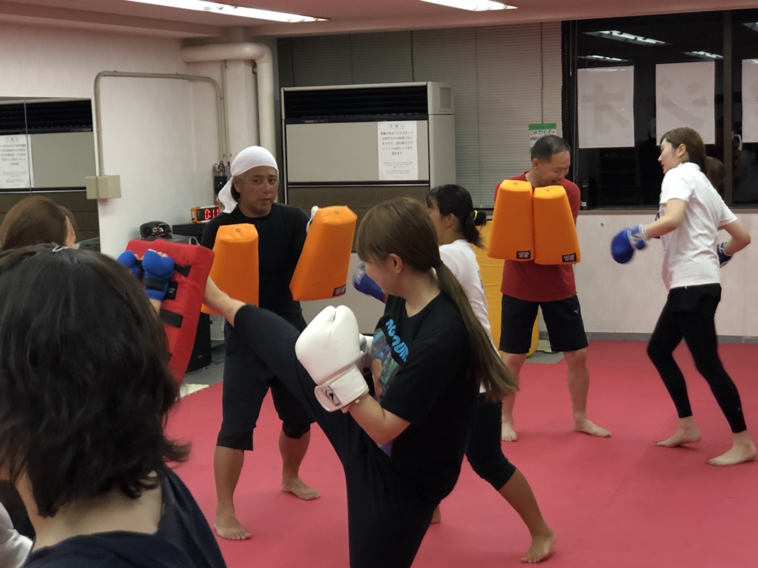 ☆7月25日、ザビエル公園前教室♬レッスン風景のご紹介を致します☆ | RAITO（ライト）｜エクササイズキックボクシングスタジオ